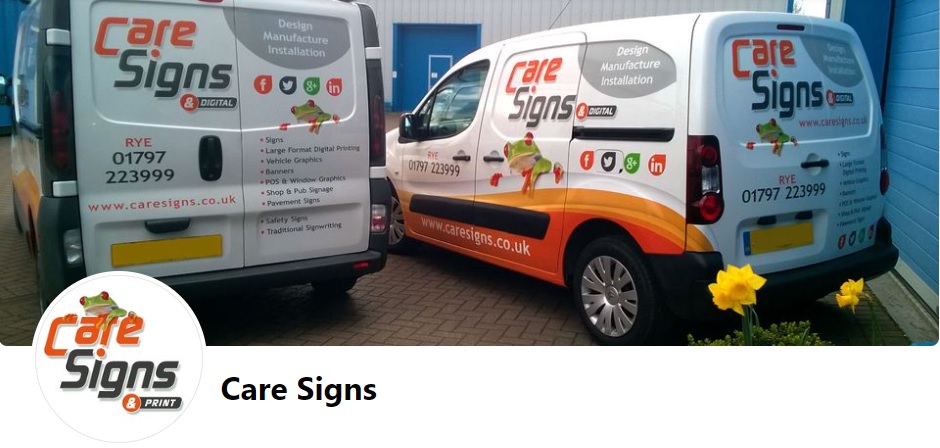 Care Signs - Visit Rye Bay in Sussex